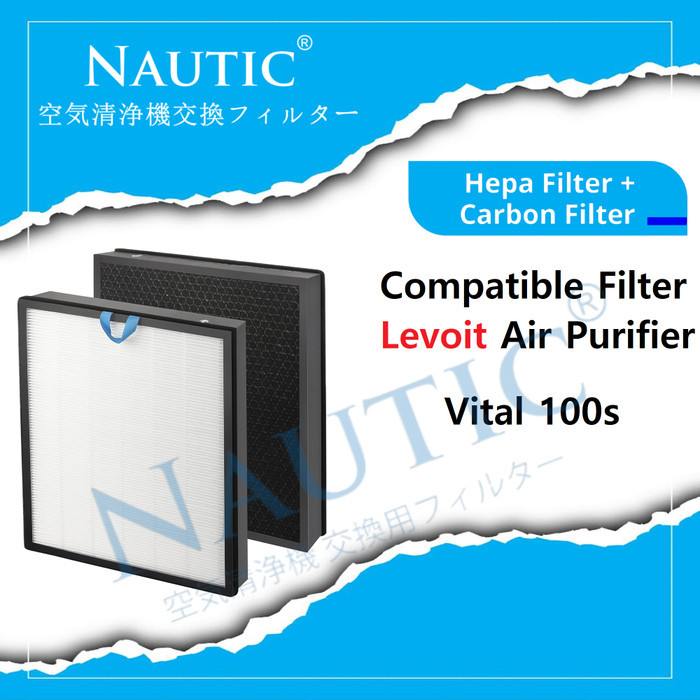 Jual HEPA Filter Air Purifier Levoit Vital 100s Replacement HEPA ...