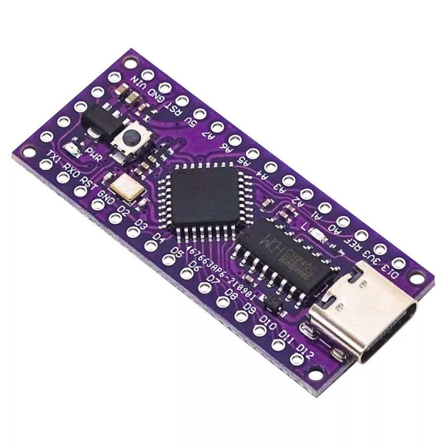 Jual LGT8F328P LQFP32 MiniEVB CH340C Type C Arduino Nano Compatible | Shopee Indonesia