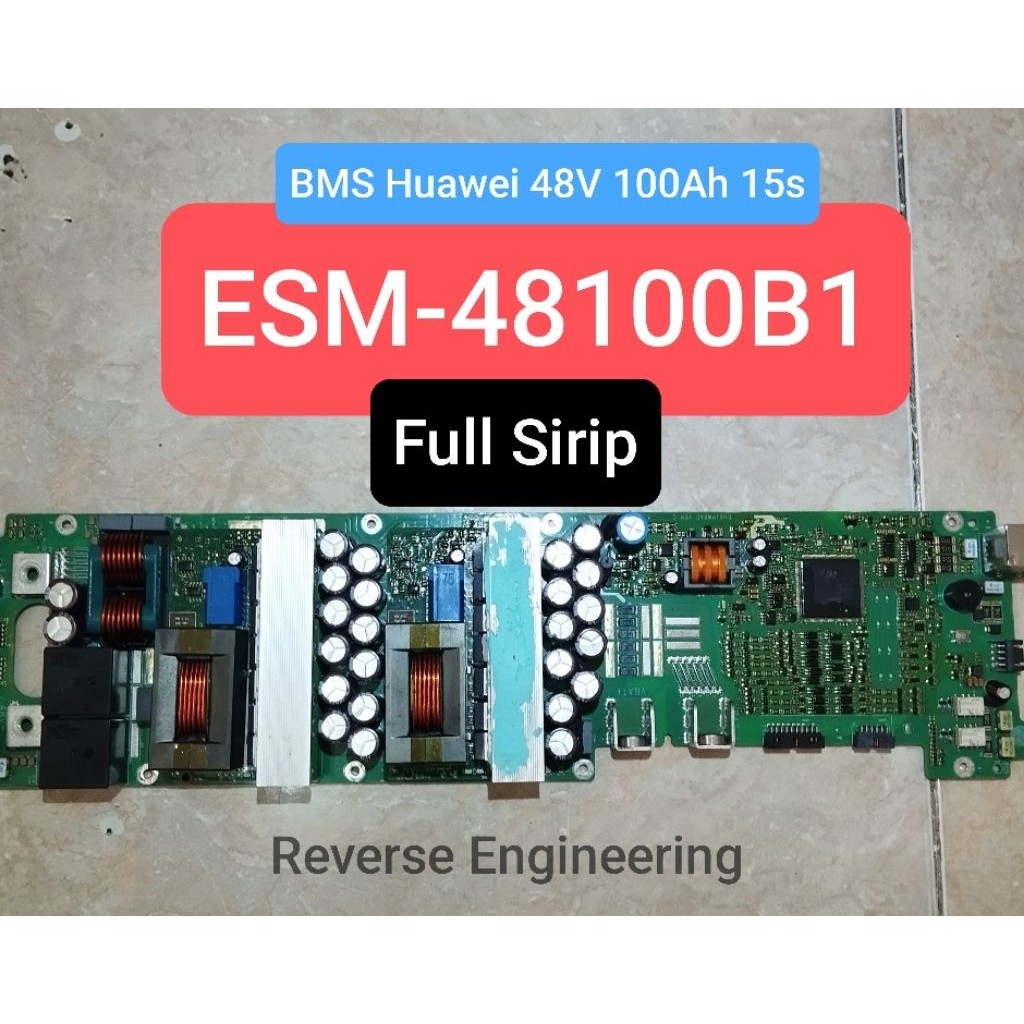 Jual BMS Normal ESM-48100B1 Full Sirip 2023 2024 LiFePO4 48V 100Ah 15s ...