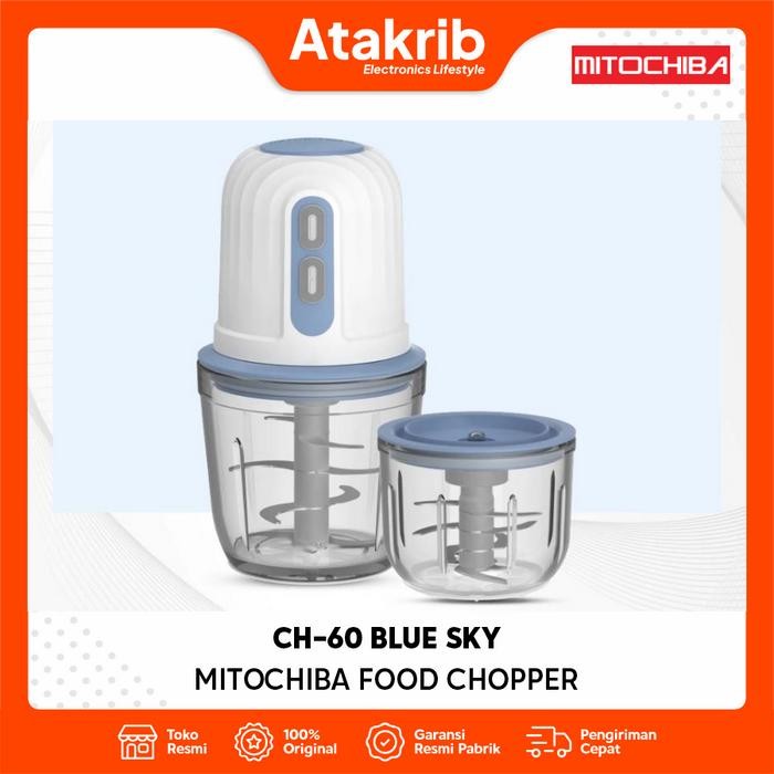 Jual MITOCHIBA FOOD CHOPPER CH-60 BLUE SKY CH60 Twinchop Kapasitas ...