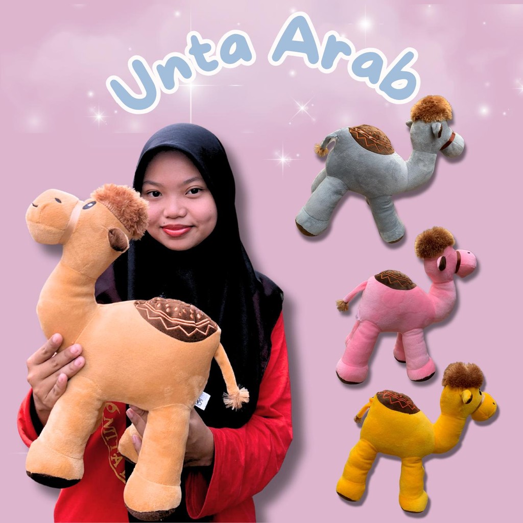 Jual Mainan Boneka Stuffed Plush Onta Unta Ukuran M/Boneka Camel Mainan ...