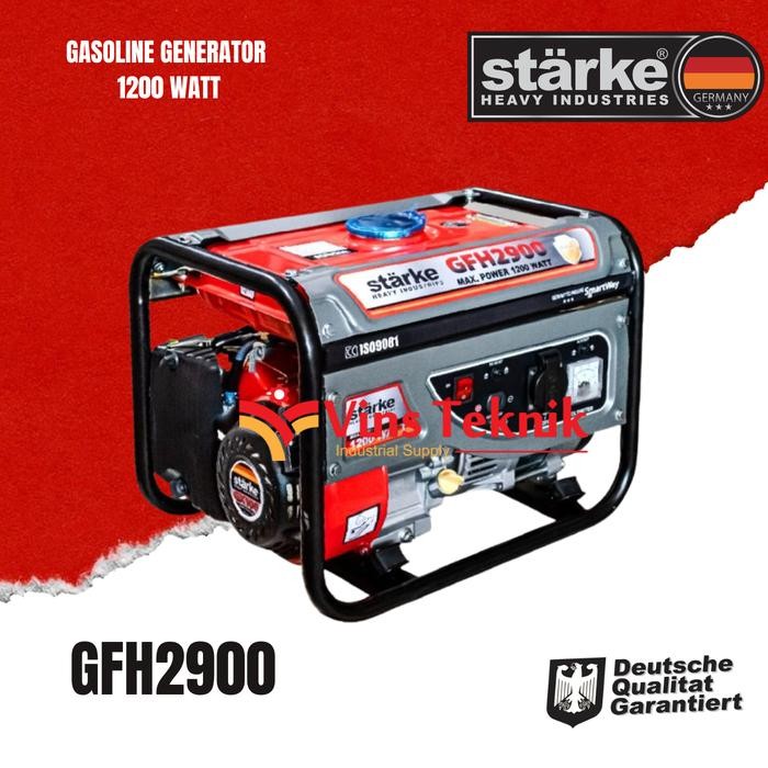 Jual Mesin genset listrik generator set 1.200 WATT STARKE GFH2900 GFH ...
