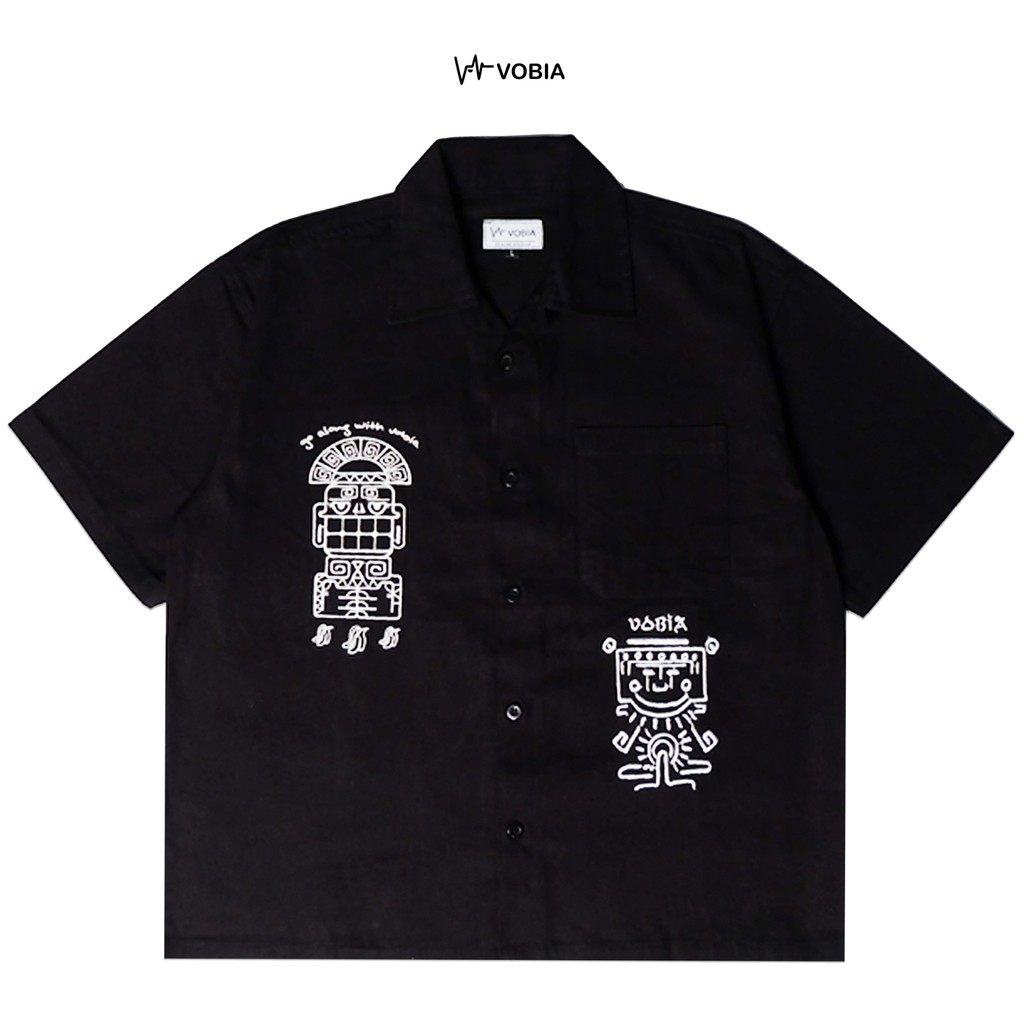 Jual Vobia Shirt - Work Shirt Canvas Boxy - Helios | Shopee Indonesia