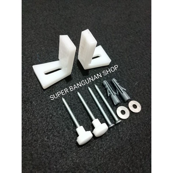 Jual Baut Dudukan Closet Duduk / Baut samping Kloset / Baut Closet ...