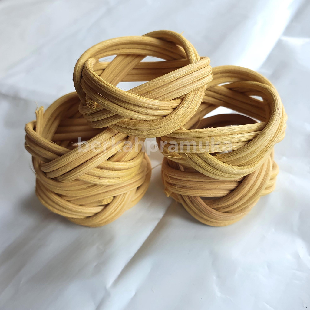 Jual FLASH SALE Ring Rotan Cincin Hasduk Kacu Pramuka Rotan Pernis ...