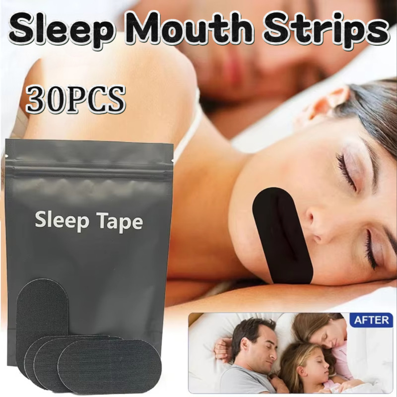 Jual 30pcs Mouth Tape Sleep Mouth Strips Hidung Tersumbat Penutup Mulut ...