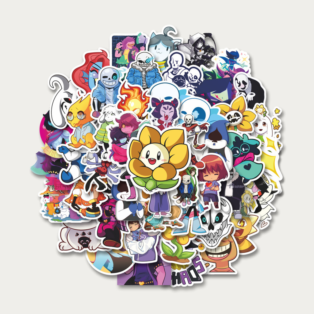 Jual Sticker Pack Stiker Kartun Undertale and Deltarune | Sticker ...