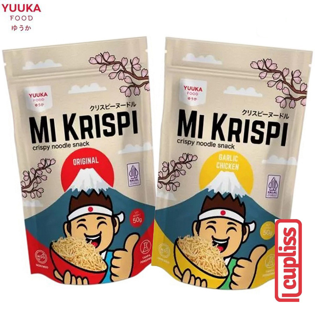 Jual Yuuka Food Original Mi Krispi 50g Snack Anak Camilan Mie Noodle ...