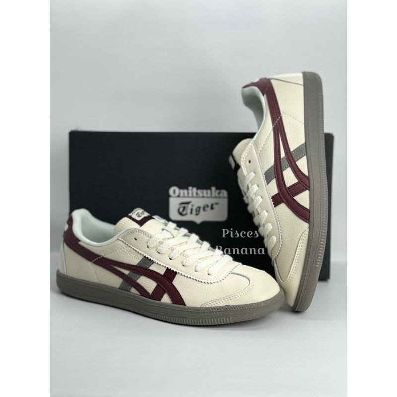 Jual Sepatu Onitsuka Tokuten White Maroon Grey / White Burgundy Grey ...