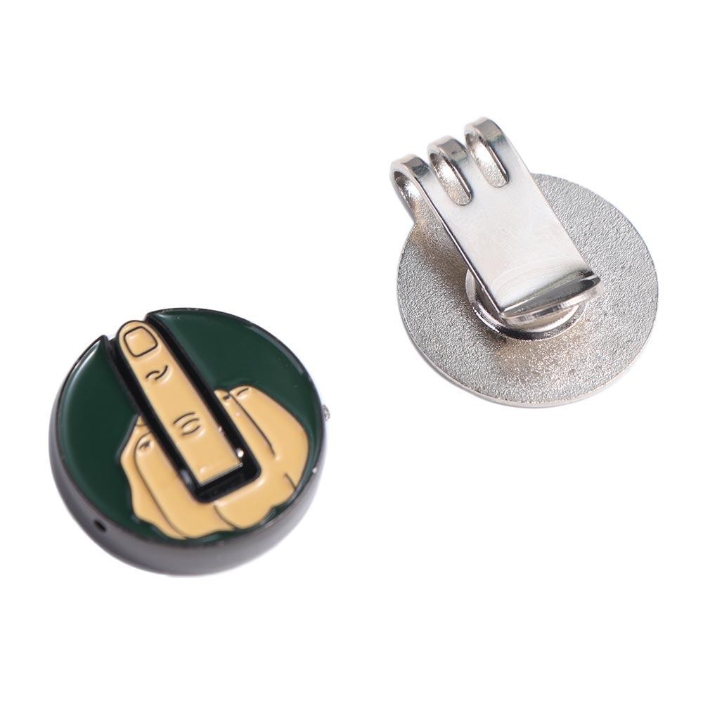 Jual Funny Golf Balls Middle Finger Golf Ball Marker Ball Marker Green ...