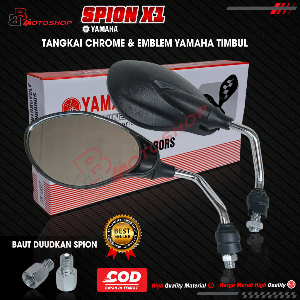 Jual PROMO Spion X1 Chrome Original Yamaha Spion Motor Model X1 Yamaha ...