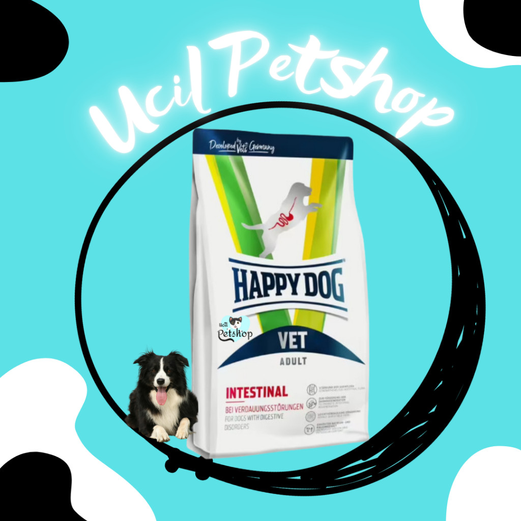 Jual Happy DOG Vet Diet INTESTINAL Freshpack 4KG Dry Food Makanan ...