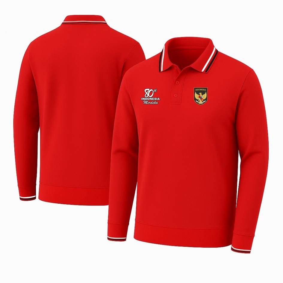 Jual POLO MLS 80 PANJANG - Polo Shirt Garuda Merah Putih – Desain ...