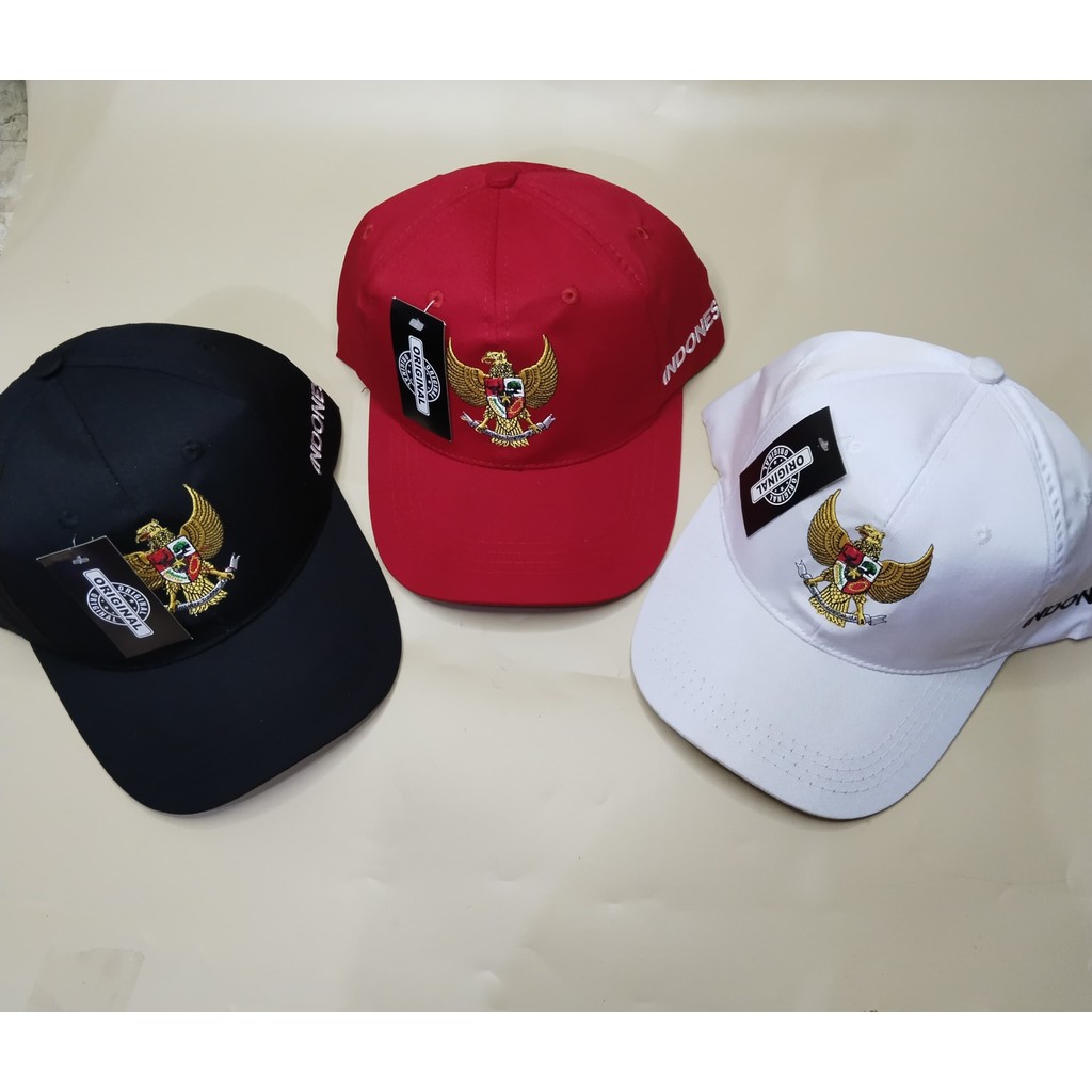 Jual Topi Baseball Bordir Logo GARUDA Topi Garuda Timnas Unisex Dewasa ...