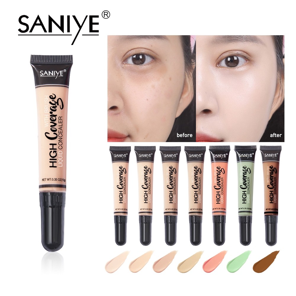 Jual SANIYE 12 Warna Wajah Concealer Krim Foundation Blemish Cream Face ...