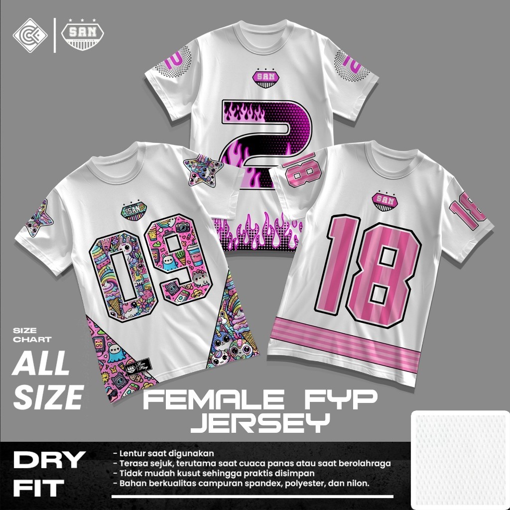 Jual Jersey Vintage NFL / Pink Number FYP / Kaos Cowok Cewek / Murah ...