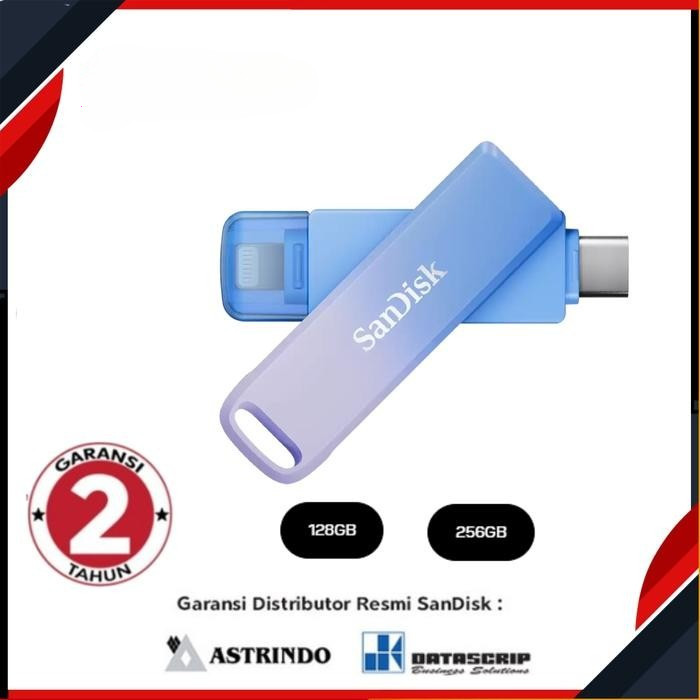 Jual SanDisk Creator Phone Drive USB Lightning dan Type-C 128GB/256GB ...