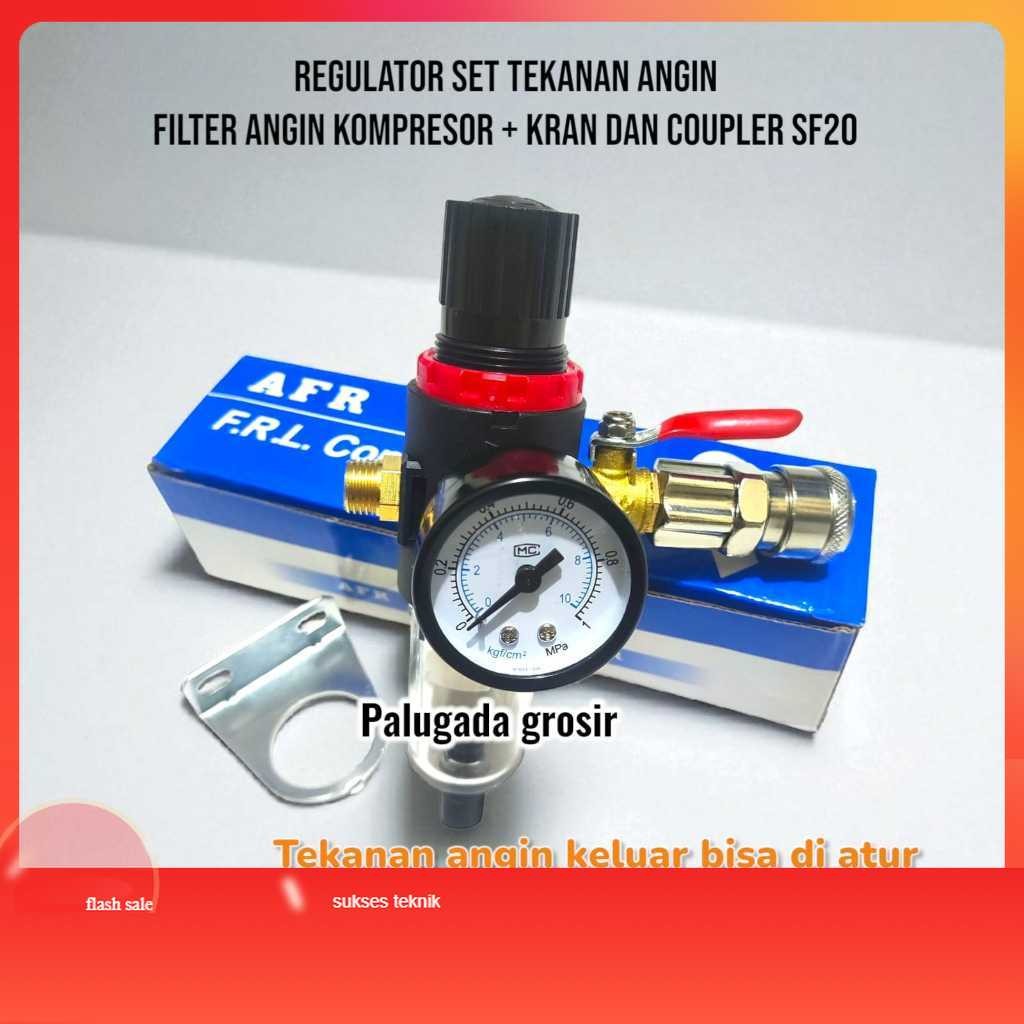 Jual Paket set Regulator Kompresor angin , Sangat praktis tinggal ...