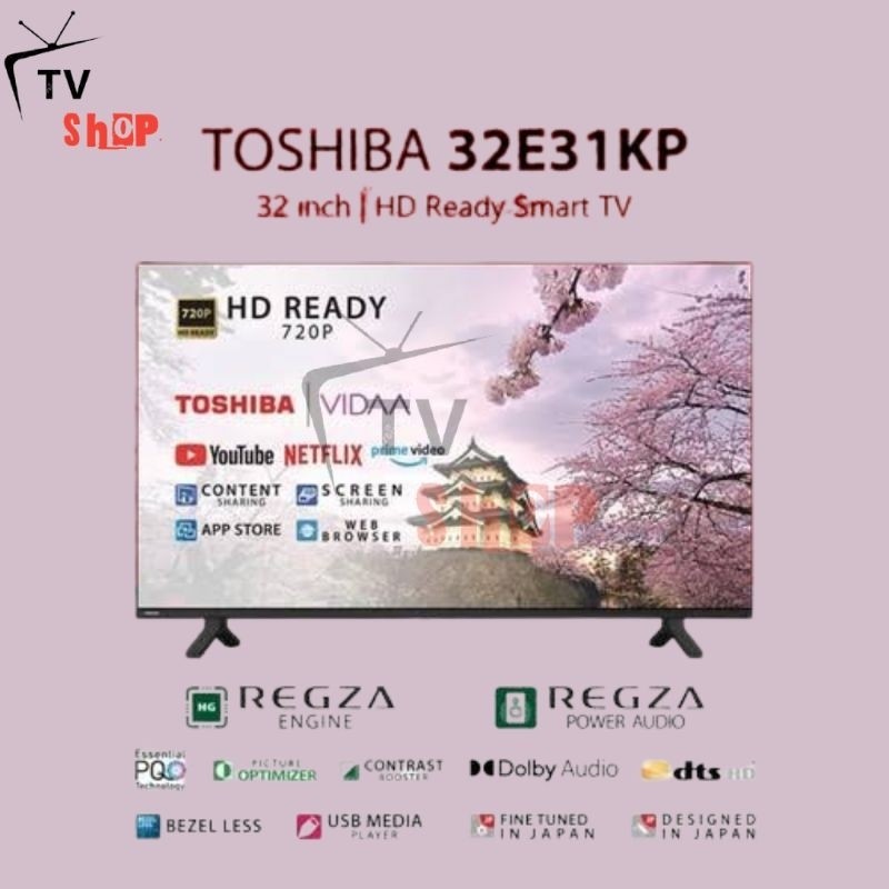 Jual Terlaris TOSHIBA SMART TV 32E31KP 32 Inch - HD SMART TV 32e31kp | Shopee Indonesia
