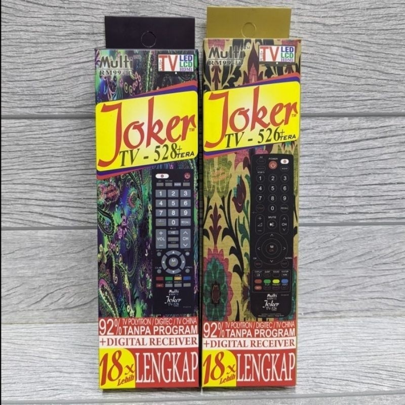 Jual Remot TV Multi / Remote TV Universal JOKER berbagai merek tv ...