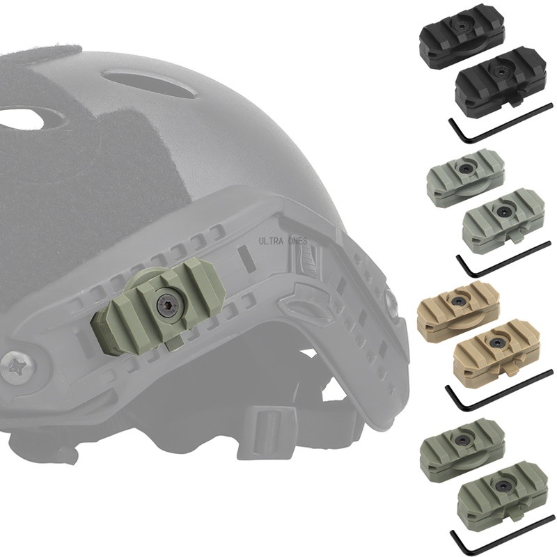 Jual Tactical Helmet Side Guide Rails Adjustable Fast Helmets Mount ...