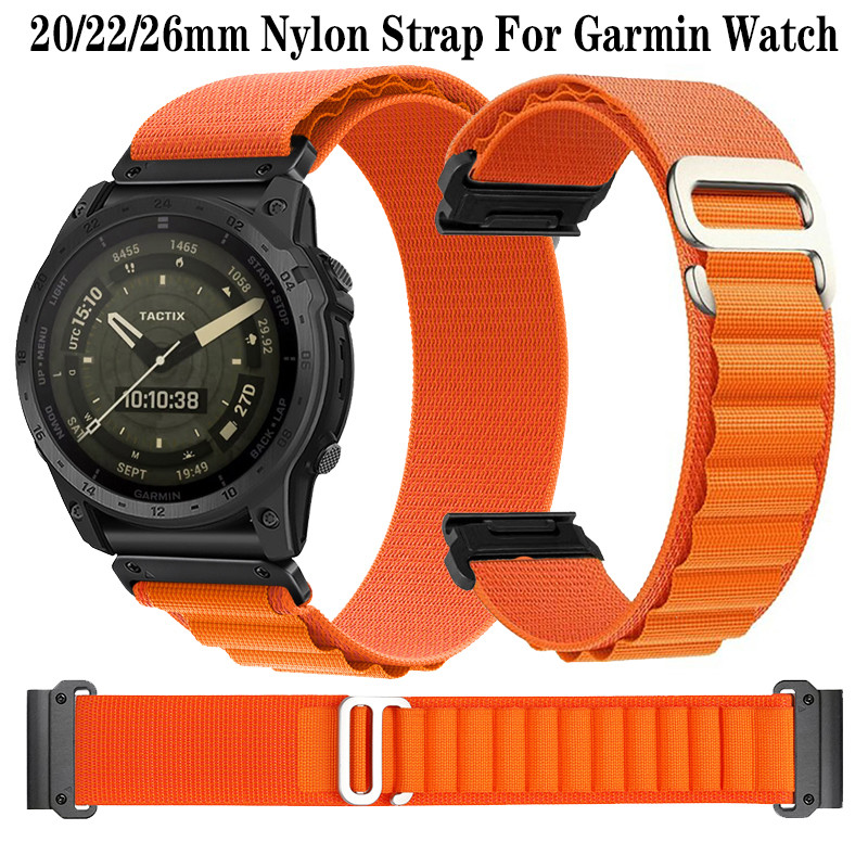 Jual Quickfit 20 22 26 mm Alpine Loop Strap For Garmin Wat Fenix 5 6 6S ...