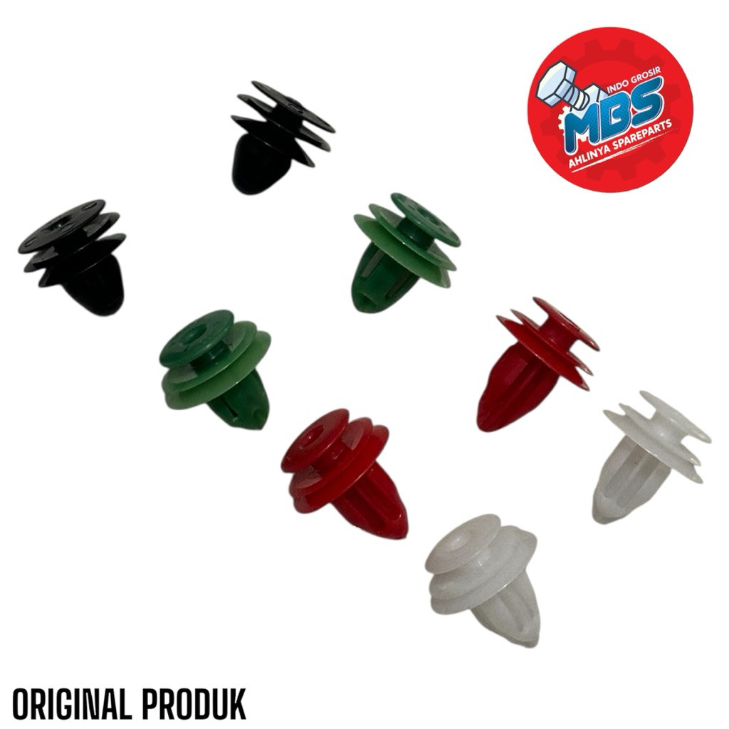 Jual GROSIR CLIPS KANCING PLASTIK PINTU DORTIM BAMPER COVER DASBOR ...