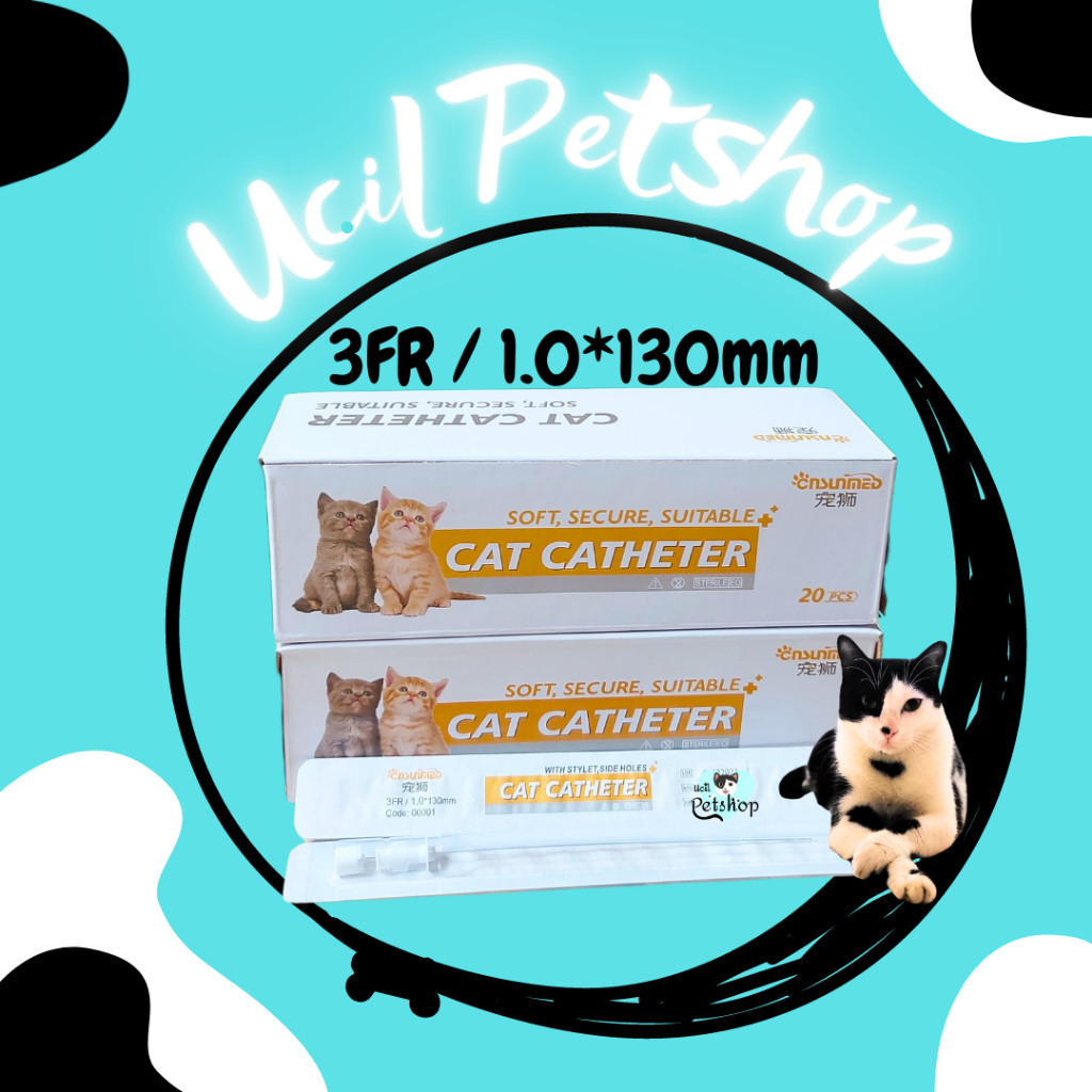 Jual Cat Catheter ORI 100% Kateter Kucing With Stylet Side Holes (1 Pcs ...