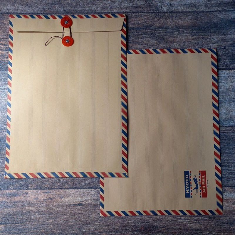 Jual (isi 10) Map Coklat Bertali Amplop Lamaran Kerja/ Map Folio Surat ...