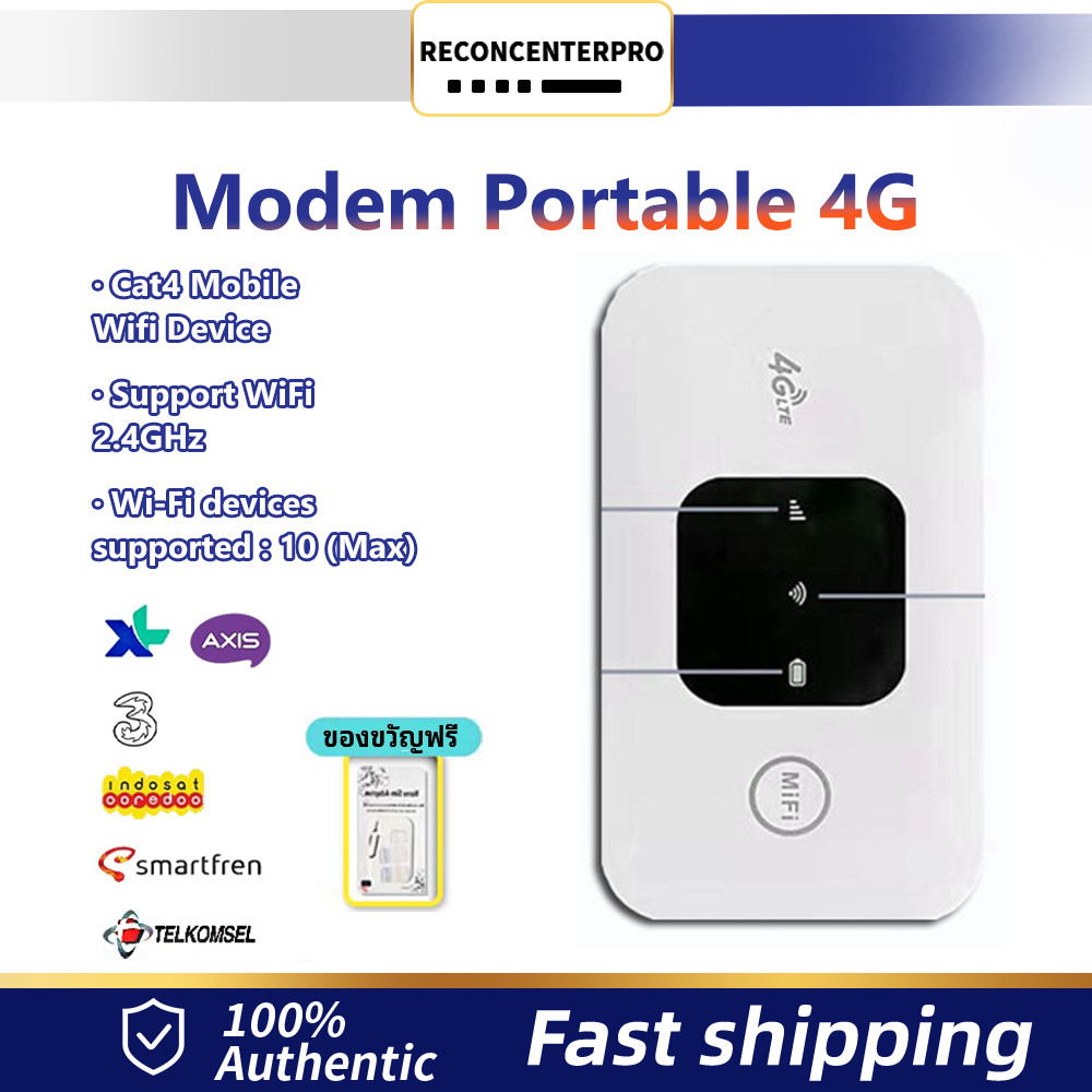 Jual Modem Wifi Portable 4G All Operator Mifi Telkomsel 4G 150Mbps K300 ...