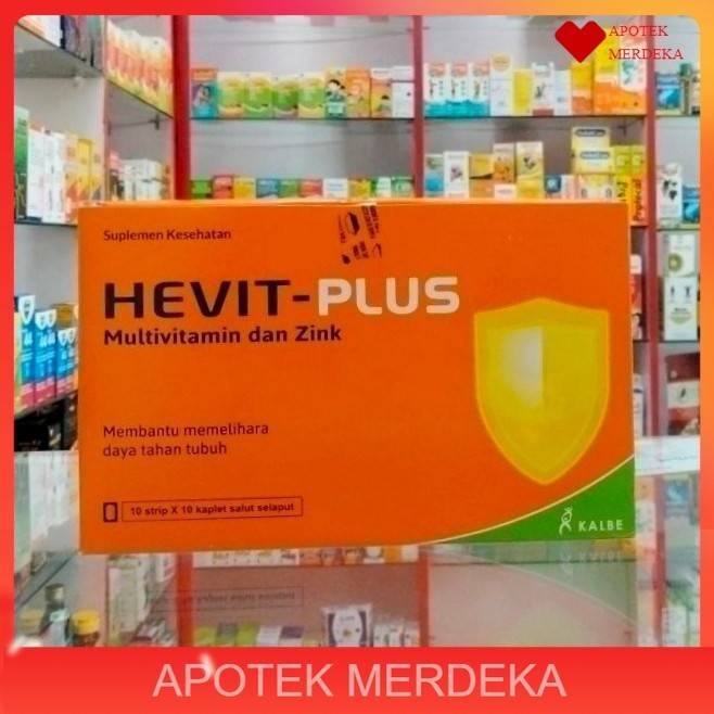 Jual hevit plus strip 10 tablet / multivitamin | Shopee Indonesia