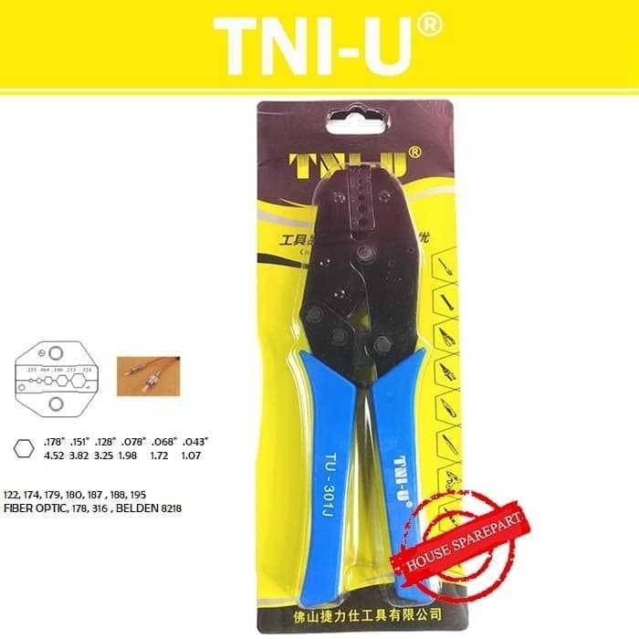 Jual JM Crimping Tool Terminals Tu Tool TU-301J / Tang Crimping kabel ...