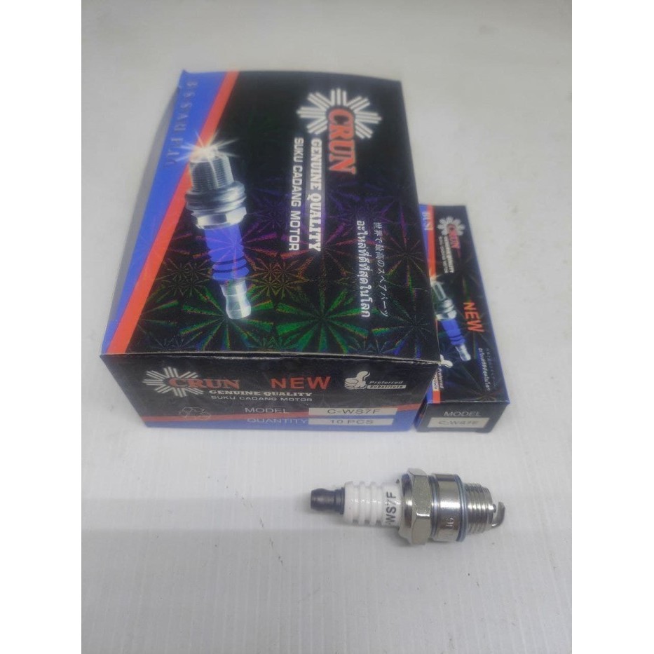 Jual Busi Crun WS7F Mesin Potong Rumput Chainsaw Sinso Semprot Hama Motor | Shopee Indonesia