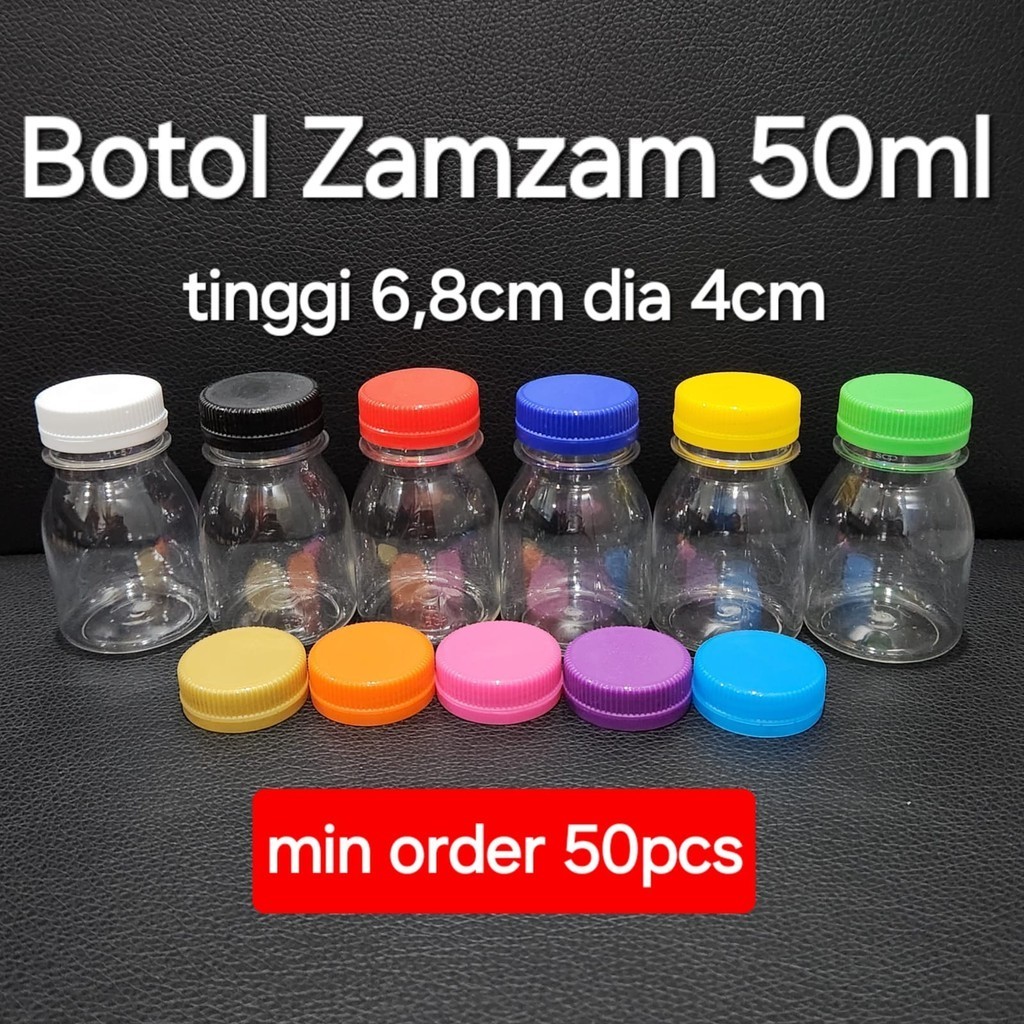 Jual Botol Zamzam 50ml PET | Botol 50ml | Shopee Indonesia