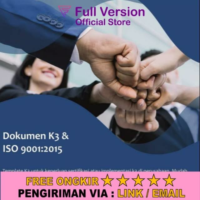 Jual Dokumen K3 & ISO 9001:2015 Lengkap | Shopee Indonesia