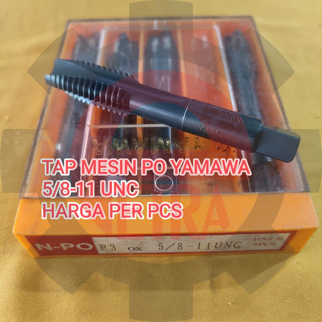 Jual Tap mesin lurus 5/8 x 11 UNC PO P3 baru merk YAMAWA JAPAN | Shopee Indonesia