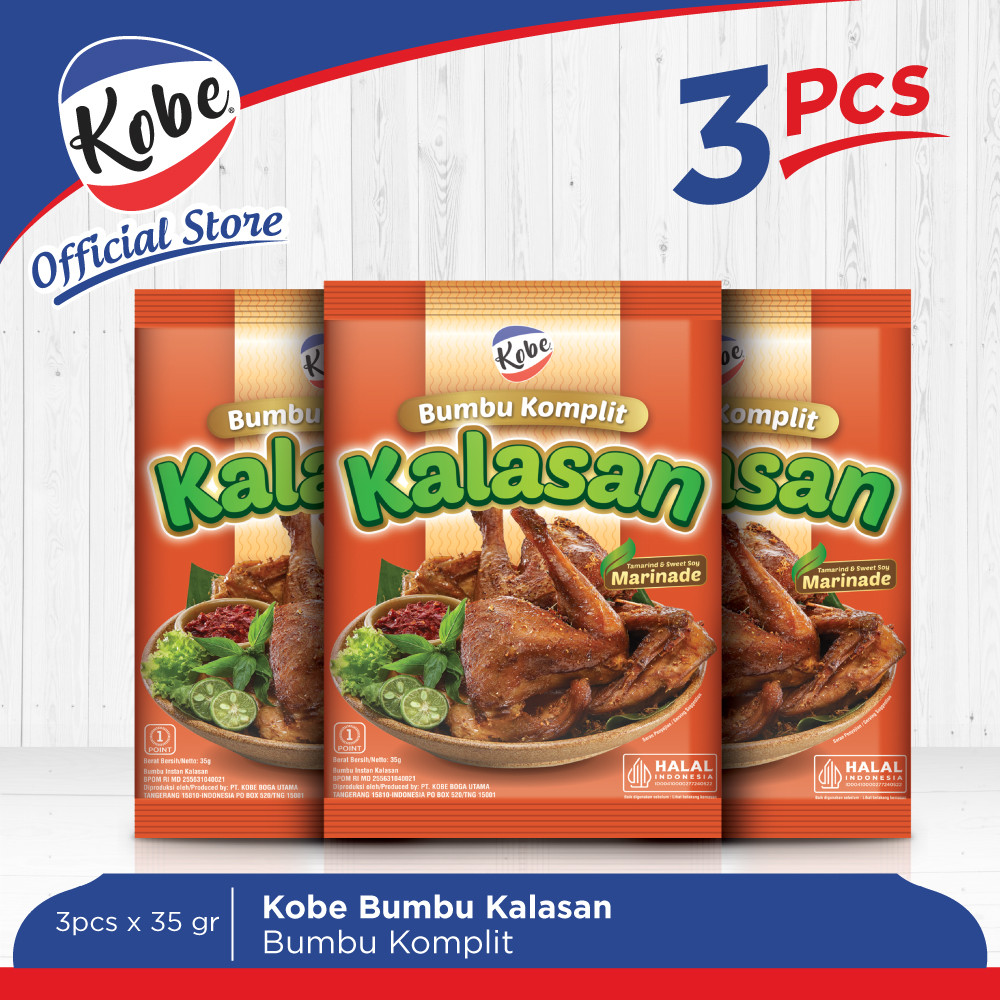 Jual Kobe Bumbu Kalasan 35gr (3pcs) | Shopee Indonesia