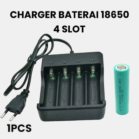 Jual Charger Desktop Baterai 18650 Casan Batre Powerbank Vape Senter 4 ...
