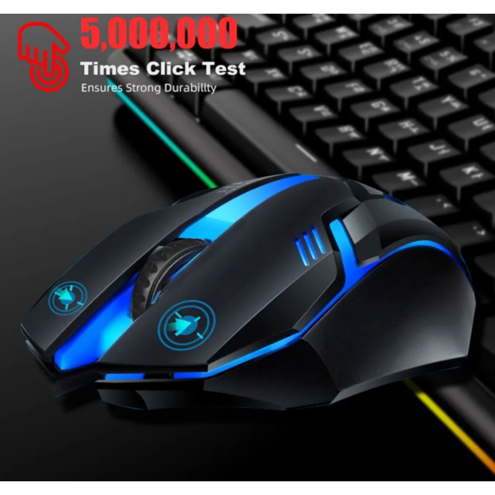 Jual (NARA MEOW) TAFFWARE MOUSE GAMING LED RGB 1000 DPI MOUSE KABEL ...