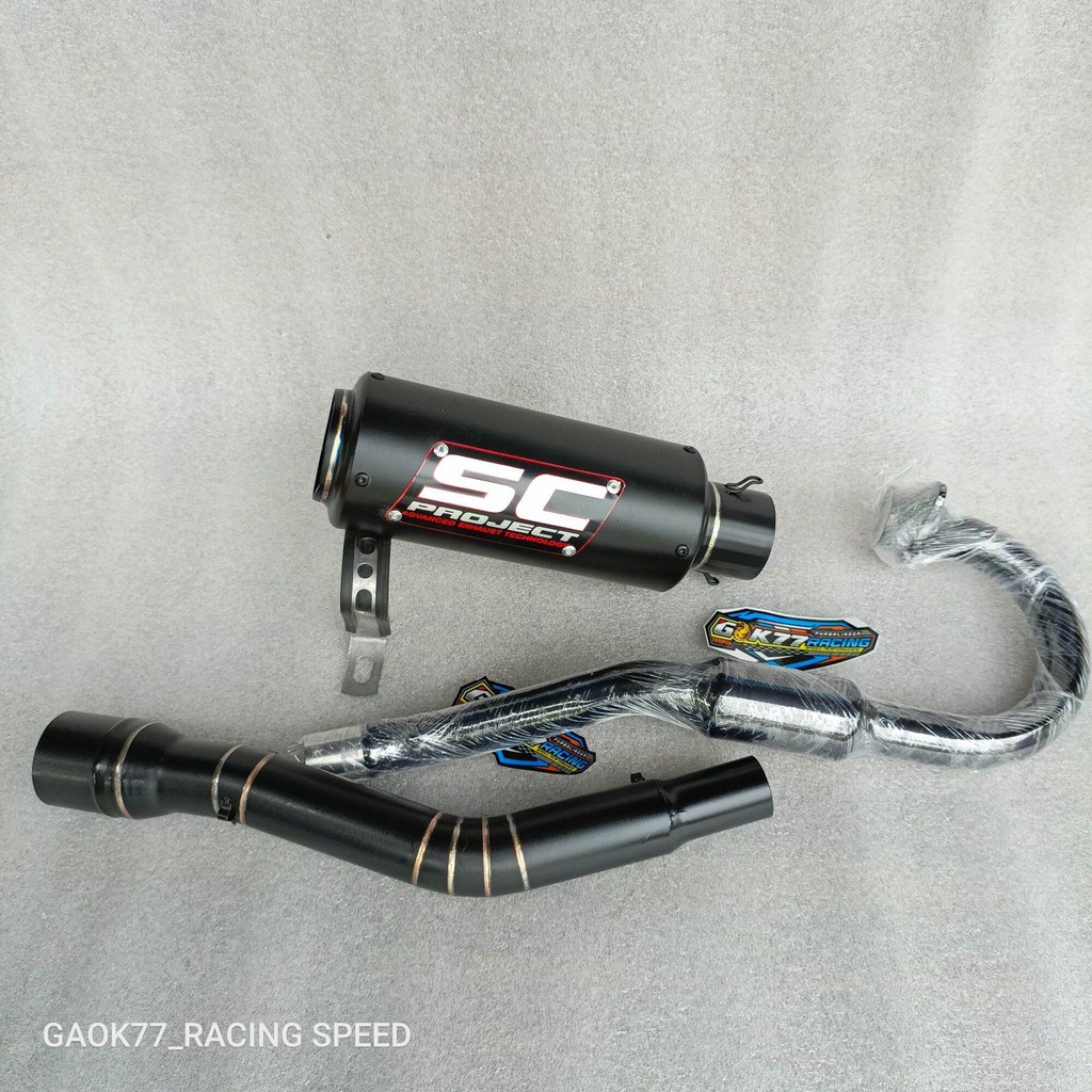 Jual Knalpot Racing Sc Project Dop Crf Klx D-tracker wr155 Ksr(plug pnp ...