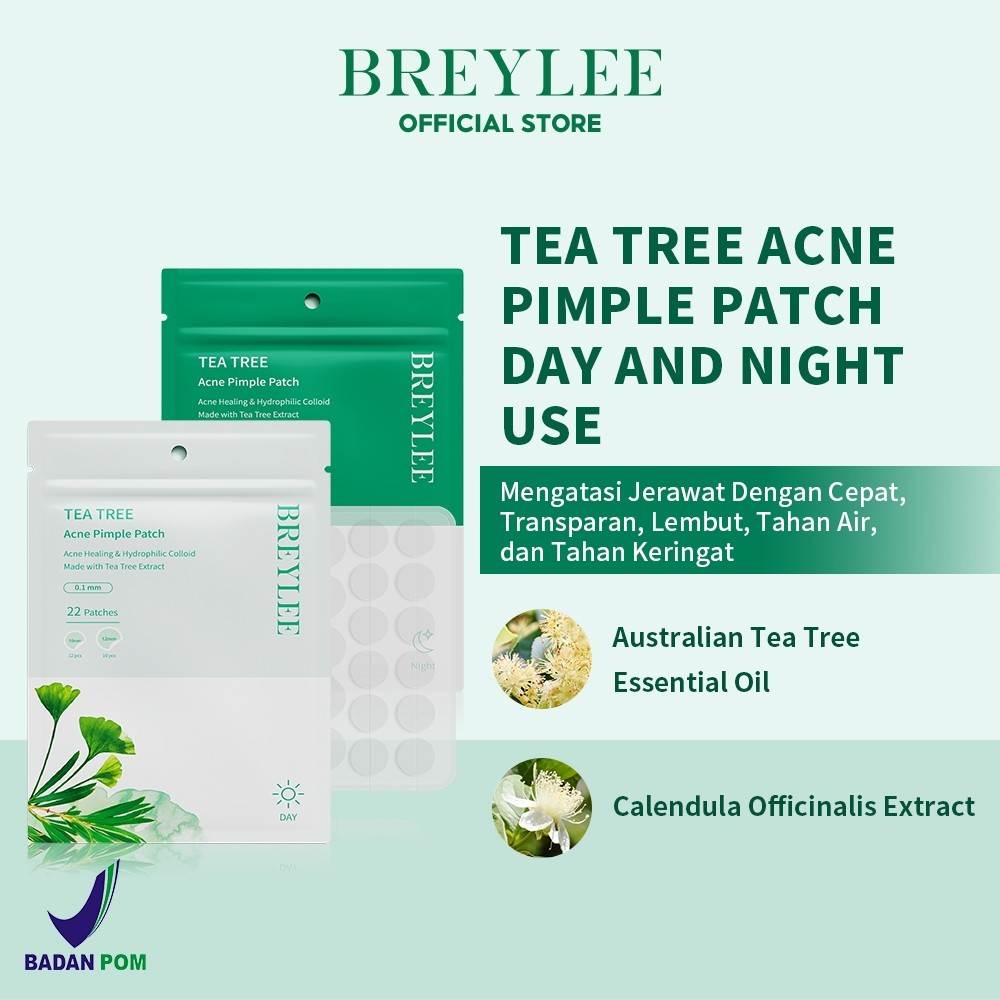 Jual BREYLEE TEA TREE ACNE PIMPLE PATCH | Shopee Indonesia