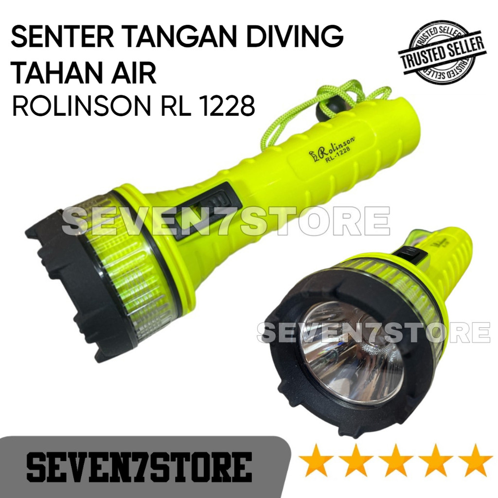 Jual Senter Tangan Diving Tahan Air 20W Rolinson 30 Meter RL-1228 ...