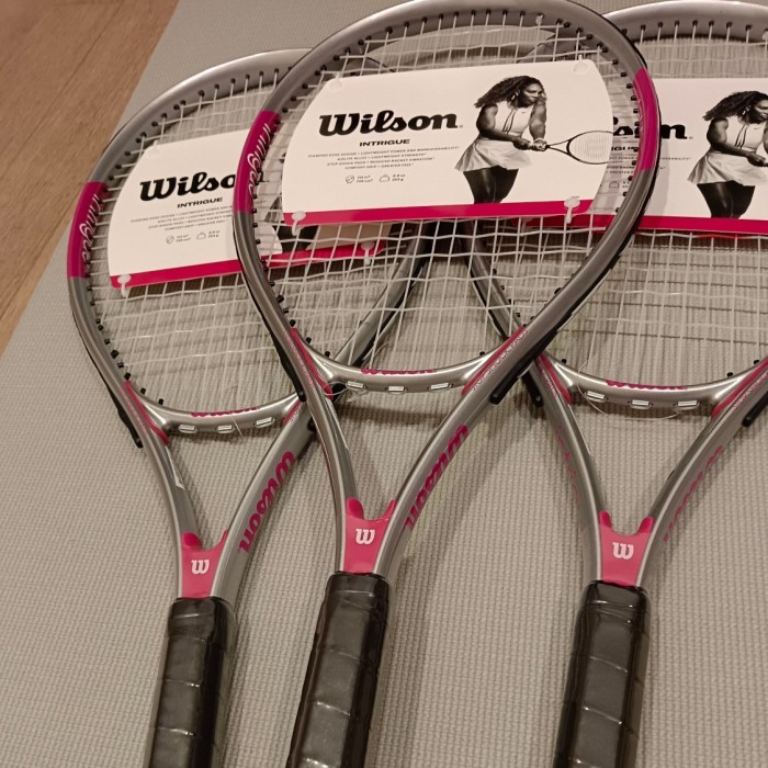 Jual Raket Tennis Wilson Tennis Racquet Intrigue Silver Shocking Pink ...
