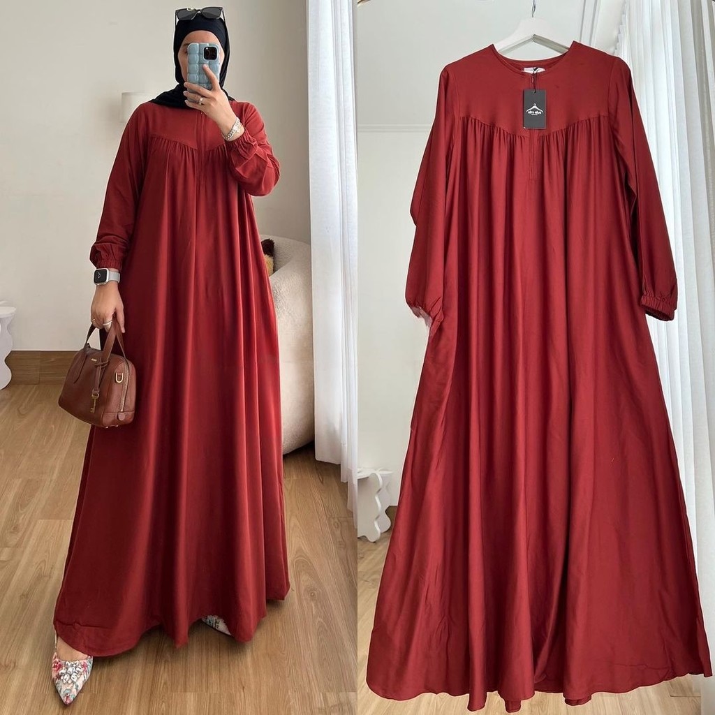 Jual GAMIS MARYAM BAHAN CRINKLE MODEL BARU // GAMIS TERBARU 2023 ...