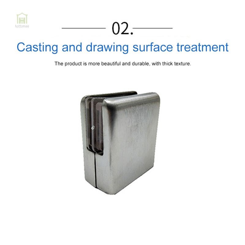 Jual Glass clamp / Clip / Penjepit / Klem jepitan kaca kotak railing ...