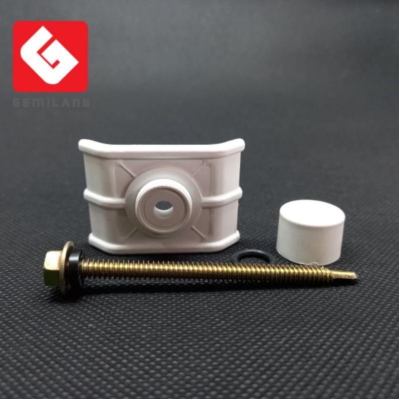 Jual Baut Roofing Screw Seal Set Atap UPVC ( 1 Pack Isi 20 Set ...