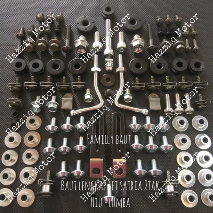 Jual baut lengkap full body set satria 2tak hiu dan lumba /satria hiu ...
