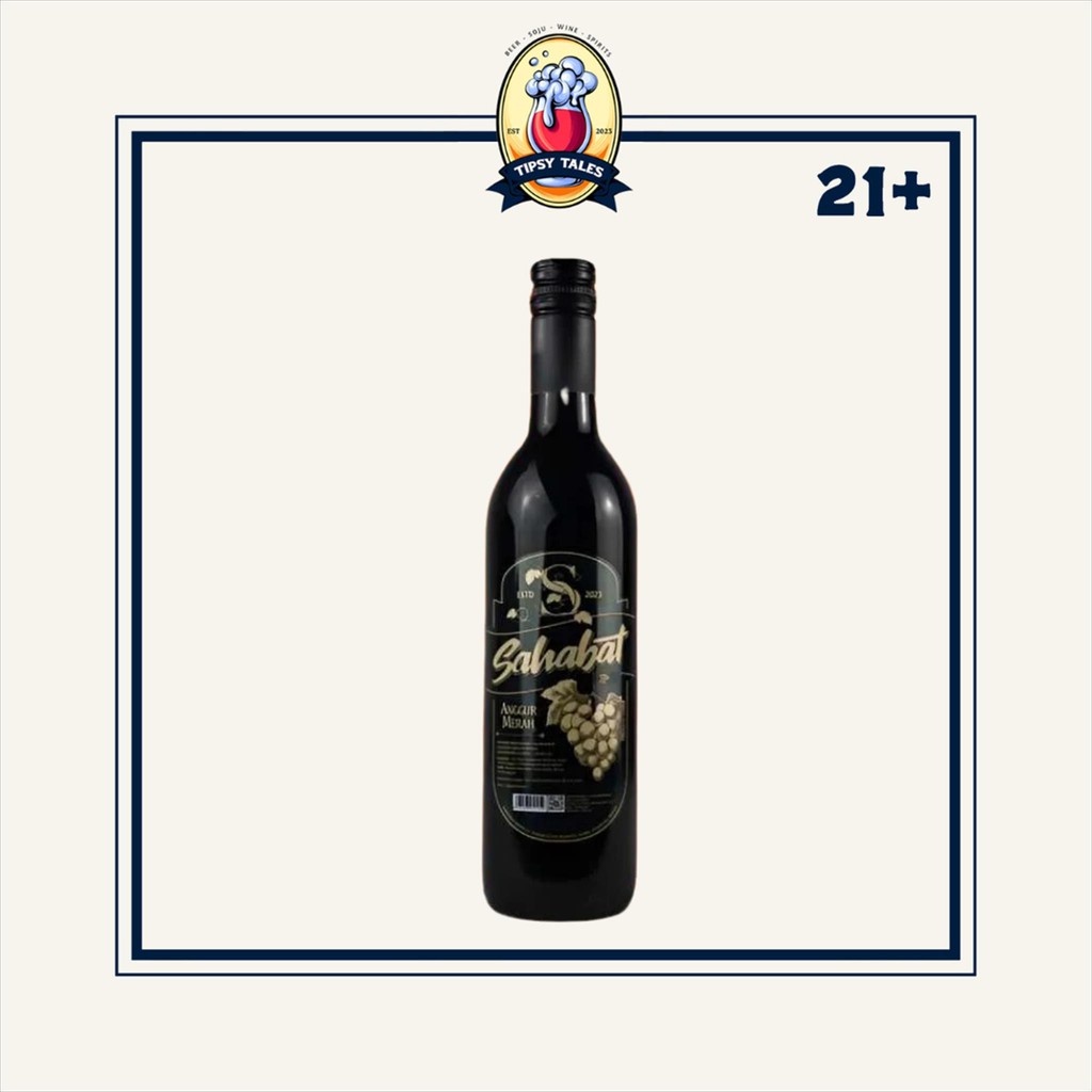 Jual Anggur Merah Sahabat Black Label 550ml | Shopee Indonesia