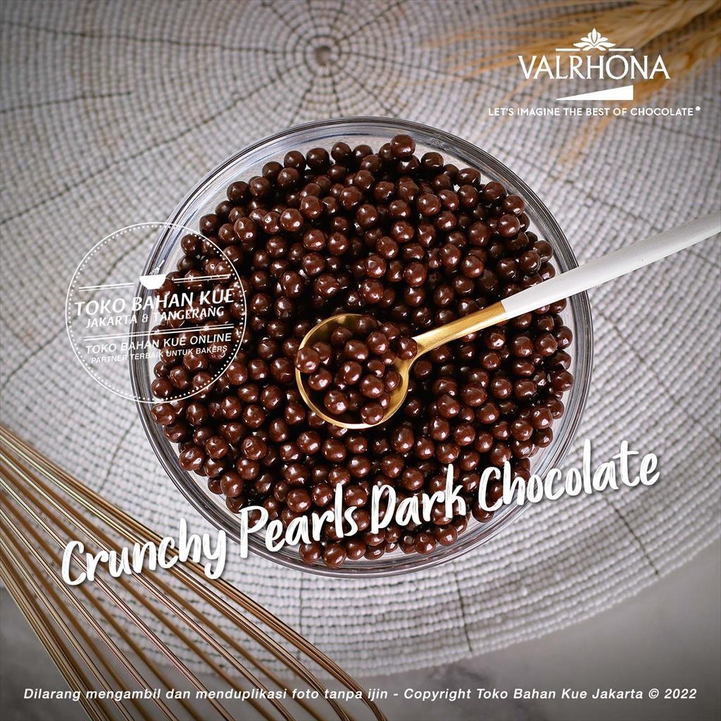 Jual Valrhona - Les Perles 55% Dark Chocolate 100gr Crispearl Choco ...