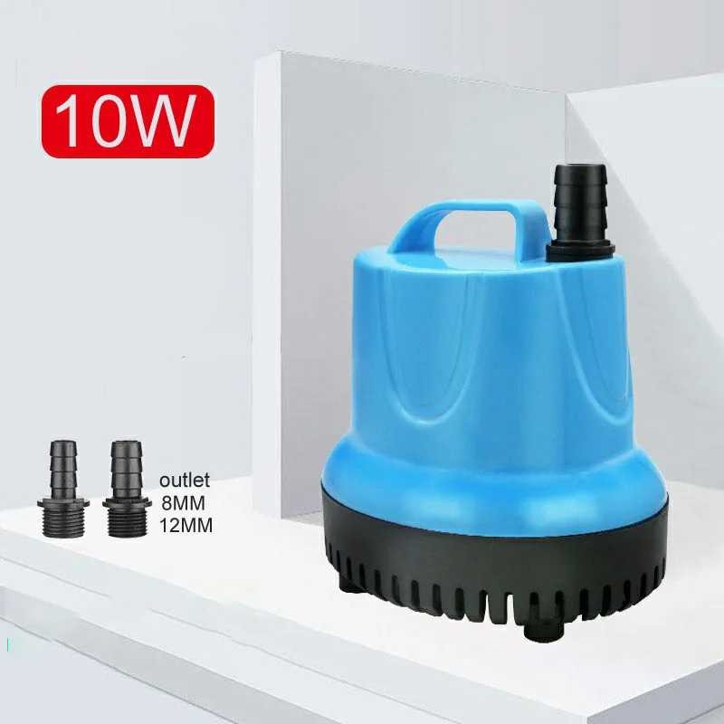 Jual WB Pompa Air Aquarium Mini Water Pump Fish Tank Submersible 10W AC ...